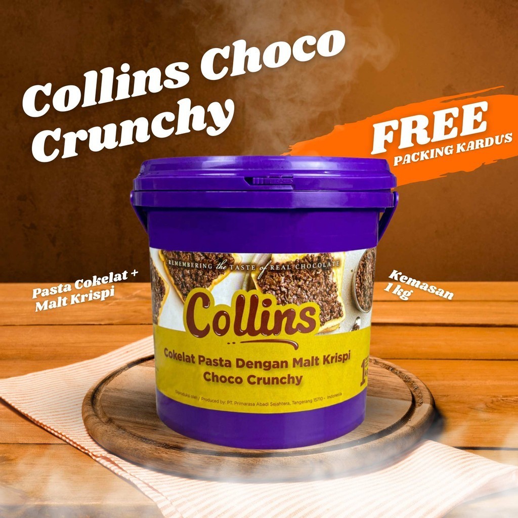 Jual Collins Choco Crunchy 1 kg/ Toping Donat Collins / Selai Donat ...