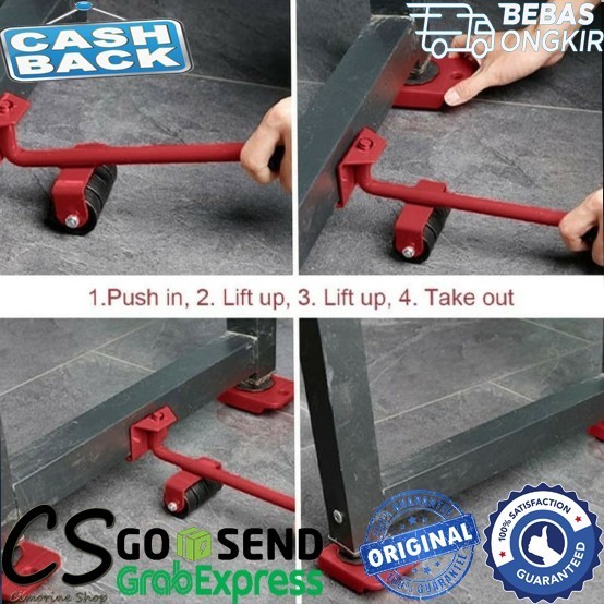 Jual 1 Set alat bantu angkat barang | 1 Set Roda Pemindah barang ...