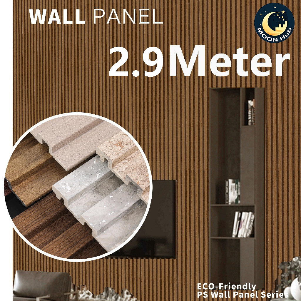 Jual Wall Panel Wood Wall Panel Dinding Kayu PVC 160x20mm 2.9Meter ...
