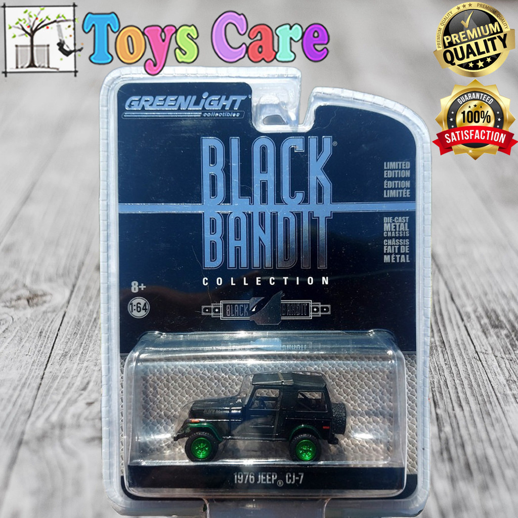 Jual GREENLIGHT GREEN MACHINE 1976 JEEP CJ-7 - BLACK BANDIT TLC OFF ROAD | Shopee Indonesia