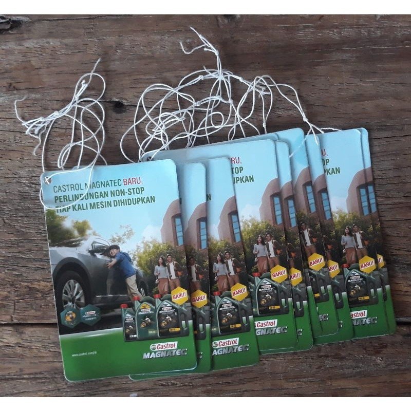 Jual Kartu Oli Kartu Service Kilometer Catatan Kilometer Castrol ...