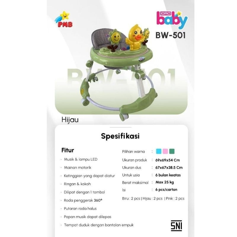 Jual (FREE KARDUS DAN BUBBLEWRAP)BABY WALKER/APOLLO/ALAT BELAJAR JALAN ...