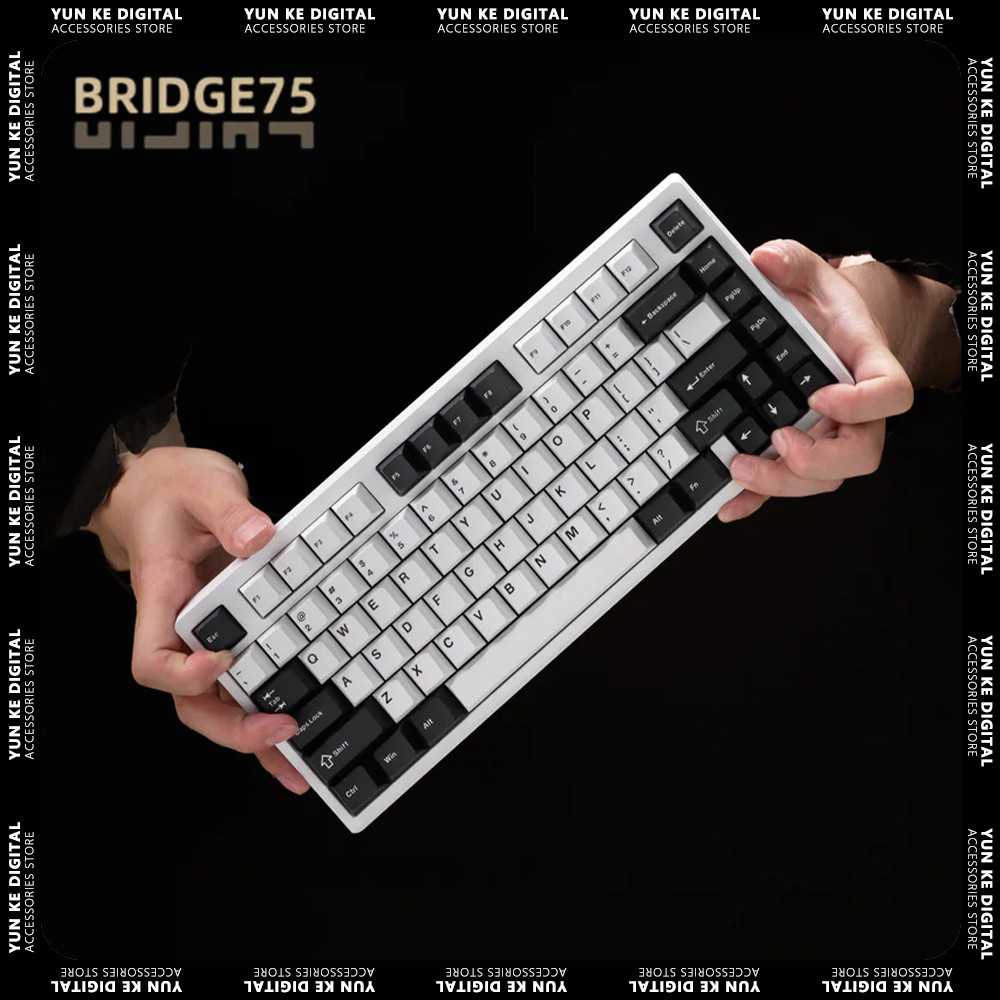 Jual Sc Bridge75 Mechanical Keyboard WirelessAluminium Tri Mode Rgb Keyboard Customized Linear ...