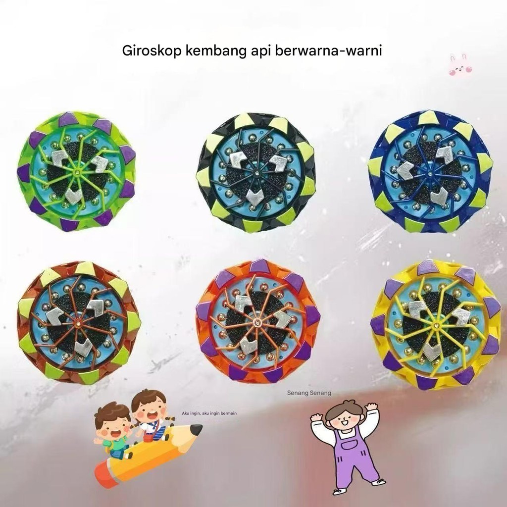 Jual Mainan anak untuk siswa sekolah dasar/mainan gasing kembang api ...