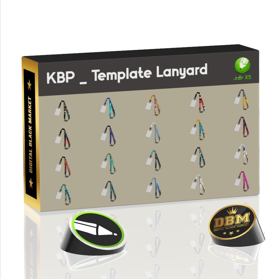 Jual [TMP] 20 Template Lanyard CDR X5 - Jidan Shoppu | Shopee Indonesia