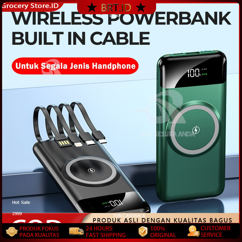 Jual BRT-PowerBank 40W 10000 mAh PowerBank Fast Charging Power Bank PD ...