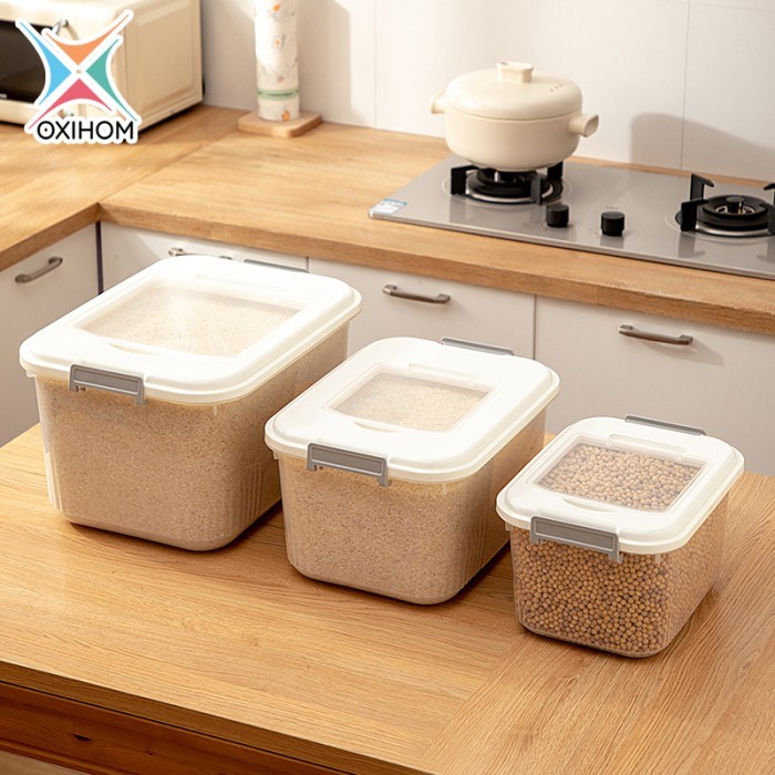 Jual Oxihom Tempat Beras Dispenser Beras Wadah Rice Box Tempat ...