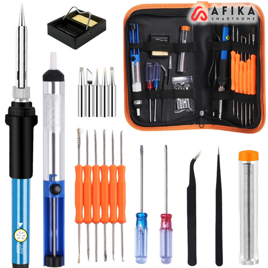 Jual Solder 60 Watt Solder Set Lengkap Solder Kit 7 in 1 Solder Listrik Paket Solder Paket ...