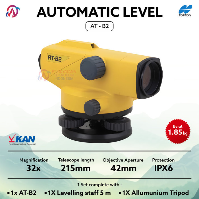 Jual Waterpass TOPCON AT-B2 Automatic Level | Shopee Indonesia