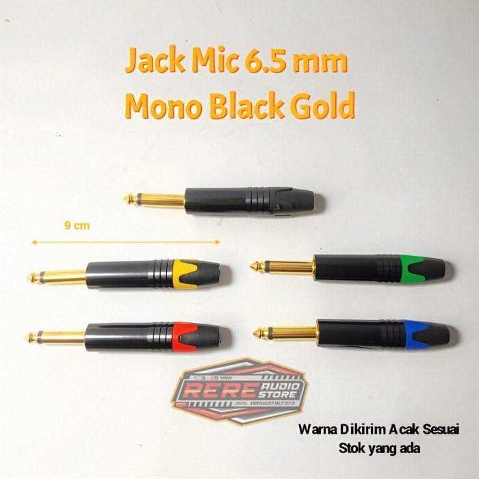 Jual Jack Akai / Jek Mic 6.5 mm Mono / Jek TOA Gold Plated | Shopee ...