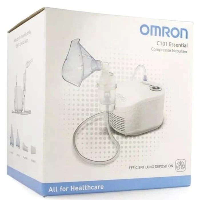 Jual Alat Nebu Uap Compressor Nebulizer OMRON NE-C101 / NEC101 / C101 ...