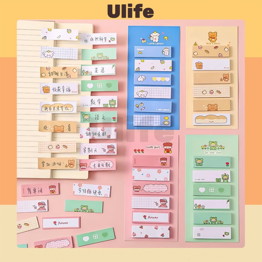 Jual Sticky Notes / Memo / Stick Marker / 8in1 Tempelan / Pembatas Buku ...