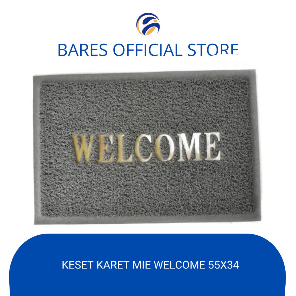 Jual Keset Karet Welcome Keset Kamar Mandi 171 55X34 cm | Shopee Indonesia