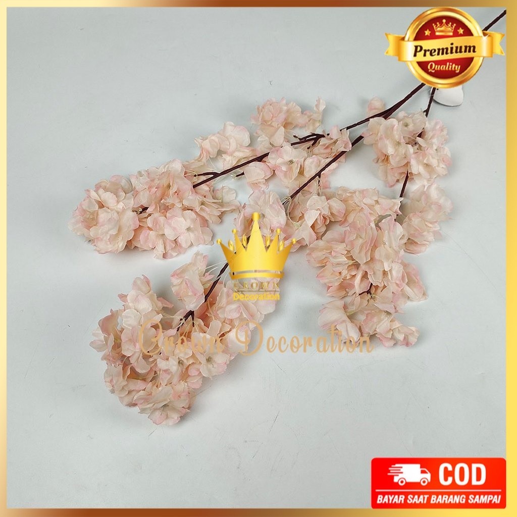 Jual [1 PCS] Bunga Cherry Blossom Artificial - Bunga Dekorasi Sakura ...