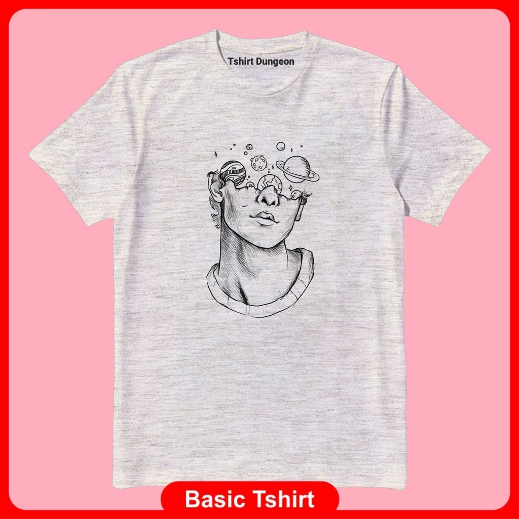 Jual Kaos STATUE PLANET - Baju Kaos Wanita Lengan Pendek Terbaru Kaos ...