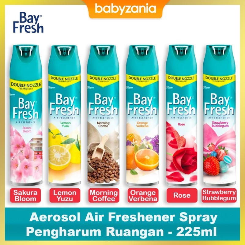 Jual Bayfresh Aerosol Air Freshener Spray Pengharum Ruangan - 225 ml ...
