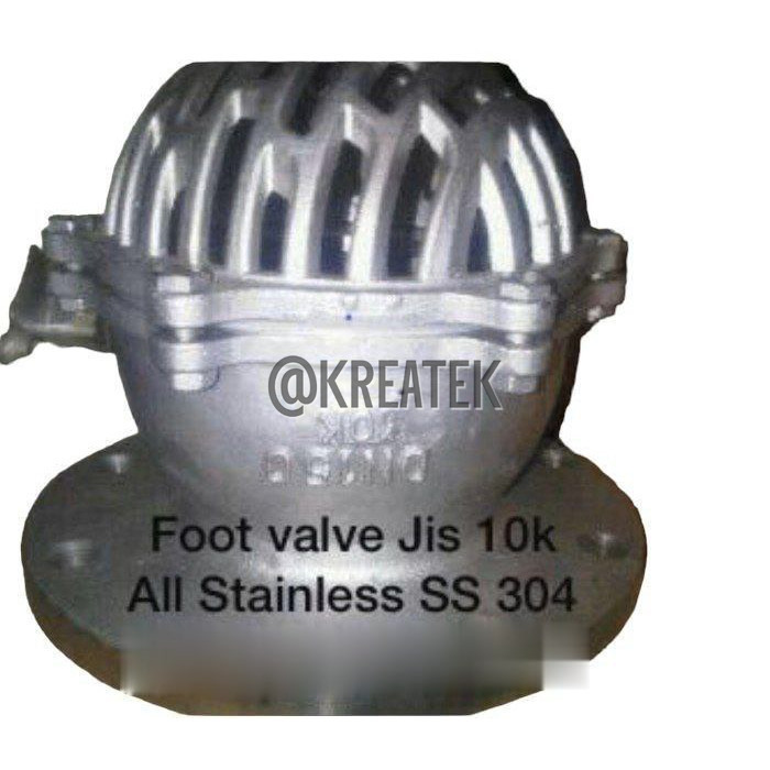 Jual 4” Foot Valve stainless SS 304 ( 4” inch ) - Jis 10K - All SS304 | Shopee Indonesia