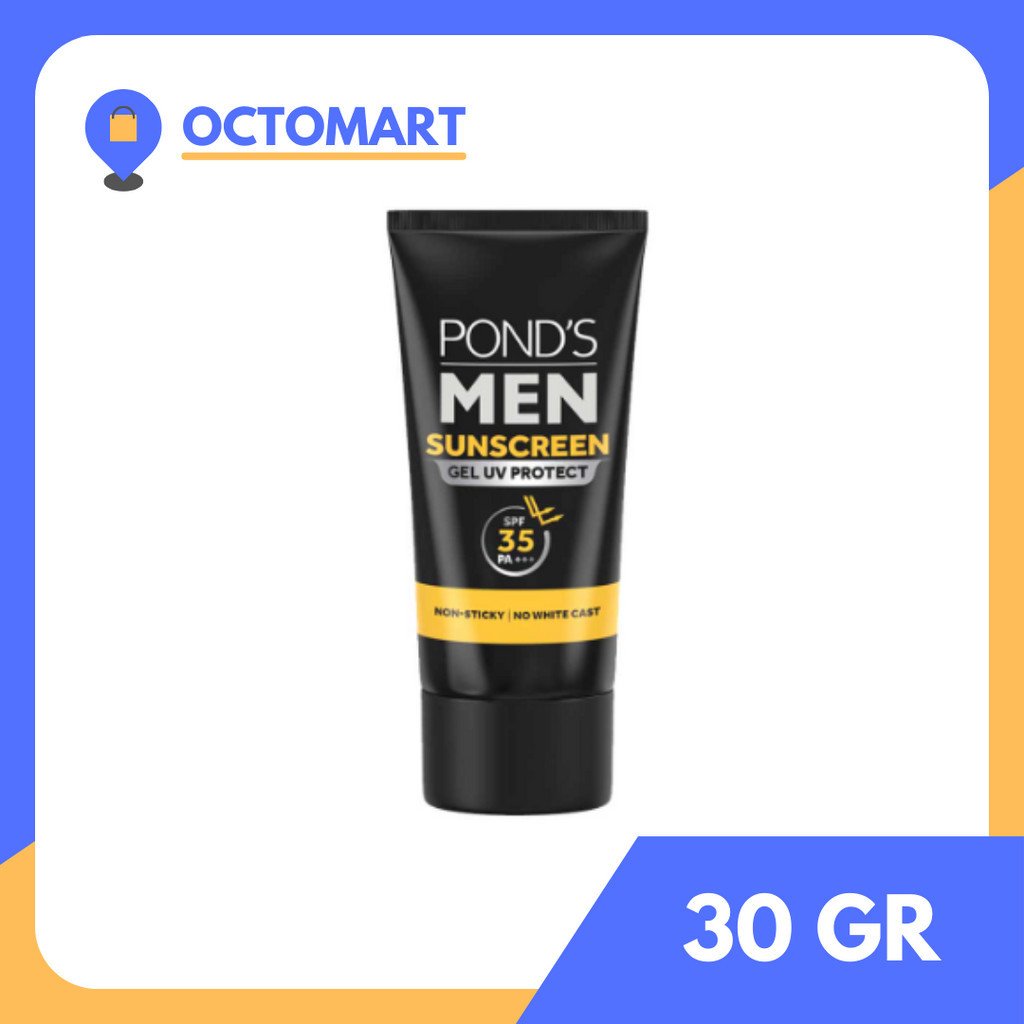 Jual POND'S Men Sunscreen Gel 30gr UV Protect SPF 35 PA+++ with ...