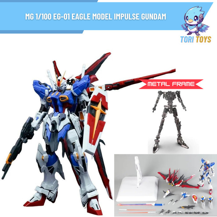 Jual MG 1/100 Eagle Model Kit Force Impulse Metal Frame EG 01 Seed Destiny | Shopee Indonesia