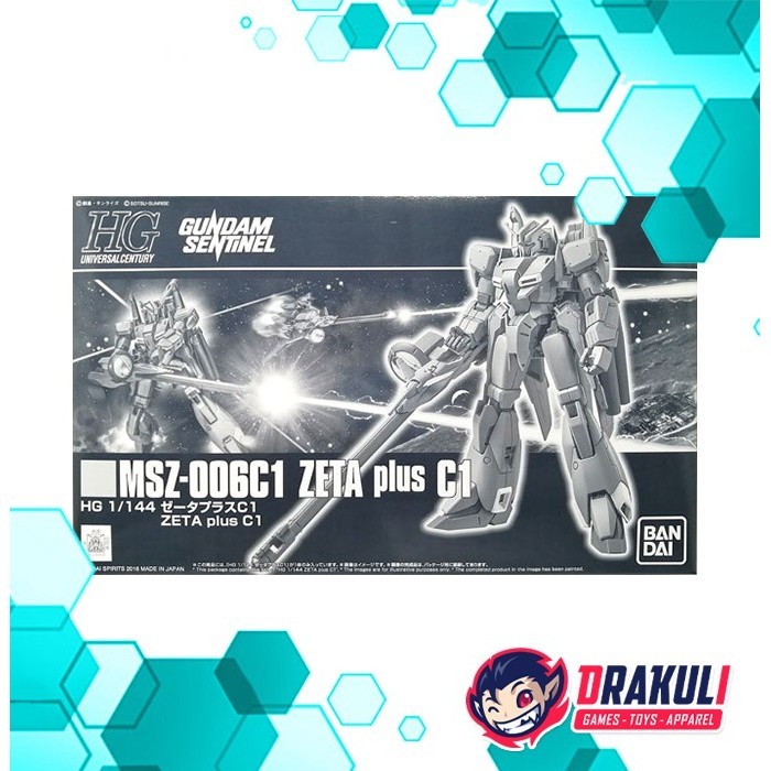 Jual BANDAI Plamo HGUC Gundam Sentinel MSZ-006C1 Zeta Plus C1 | Shopee Indonesia