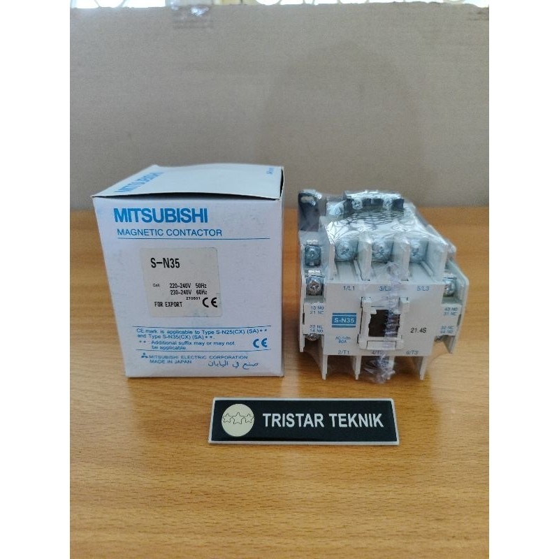 Jual MITSUBISHI CONTACTOR SN 35 Kontaktor s-n35 sn35 SN-35 | Shopee ...