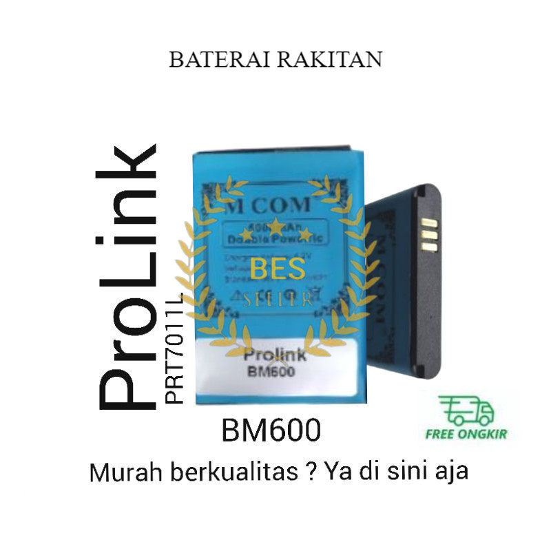 Jual Baterai MCOM for Modem Prolink PRT7011L BM600 BM-600 Double Power ...
