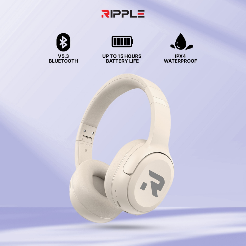 Jual Ripple Bluetooth Headphones RHB-A005 Headphone Bluetooth Wireless ...
