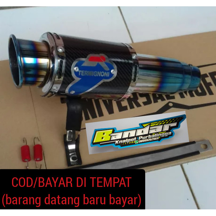 Jual KNALPOT RACING SILINCER TERMIGNONI CARBON BERKUALITAS TINGGI ...