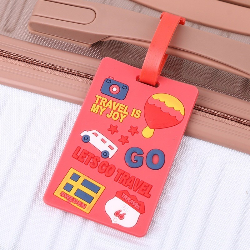 Jual SMS Name Tag Gantungan Koper Motif Lucu Bahan Silikon Luggage Tag ...