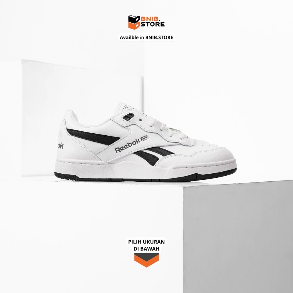 Jual Sneakers REEBOK BB4000 II White Black [100033316] Original ...