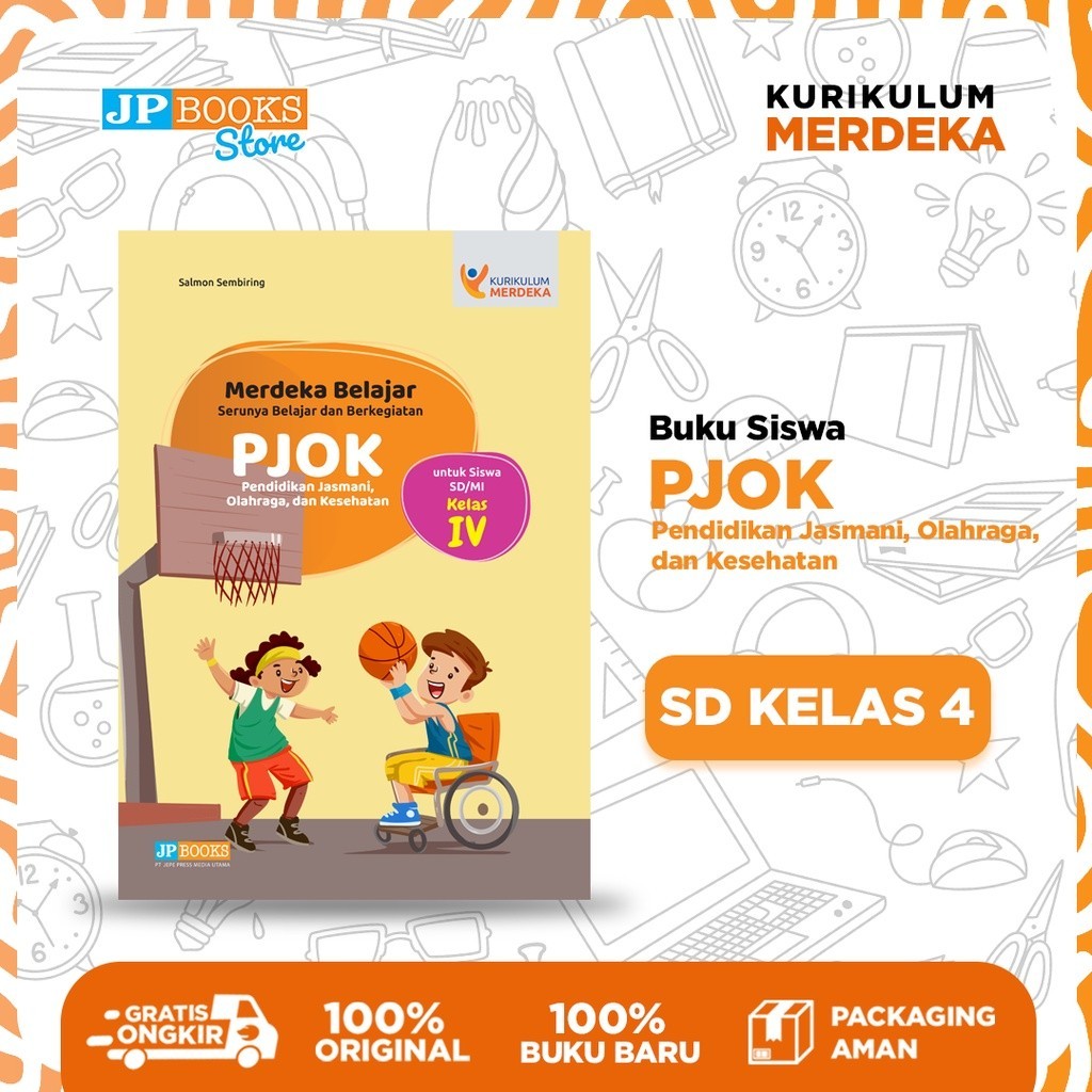 Jual JP Books – Buku Teks Siswa Pendamping Kurmer Sekolah PJOK (Pendidikan Jasmani, Olahraga ...