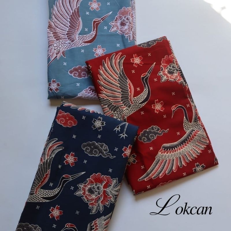 Jual Kain Batik Meteran Potongan Motif Lokcan | Shopee Indonesia