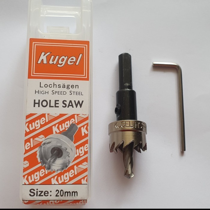 Jual mata bor besi kugel KUGEL Hole saw HSS 20 mm - Mata Bor Besi 20 mm ...
