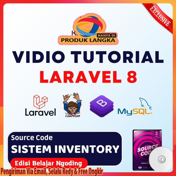 Jual Source Code Sistem Informasi Inventory Dan Vidio Tutorial Lengkap Laravel 8 Program ...