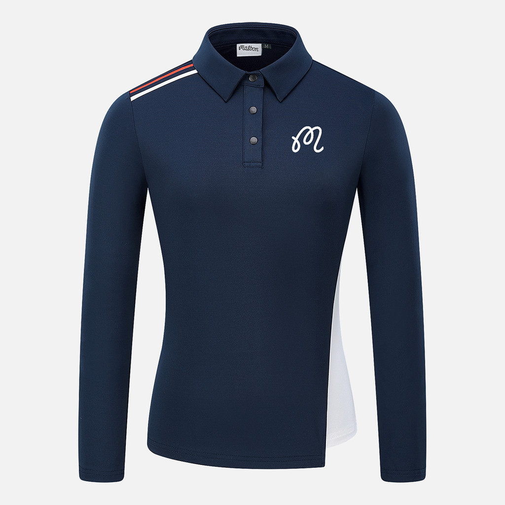 Jual Polo Shirt Baju Golf Wanita Long Sleeve Polyester WST-8923_Pre ...