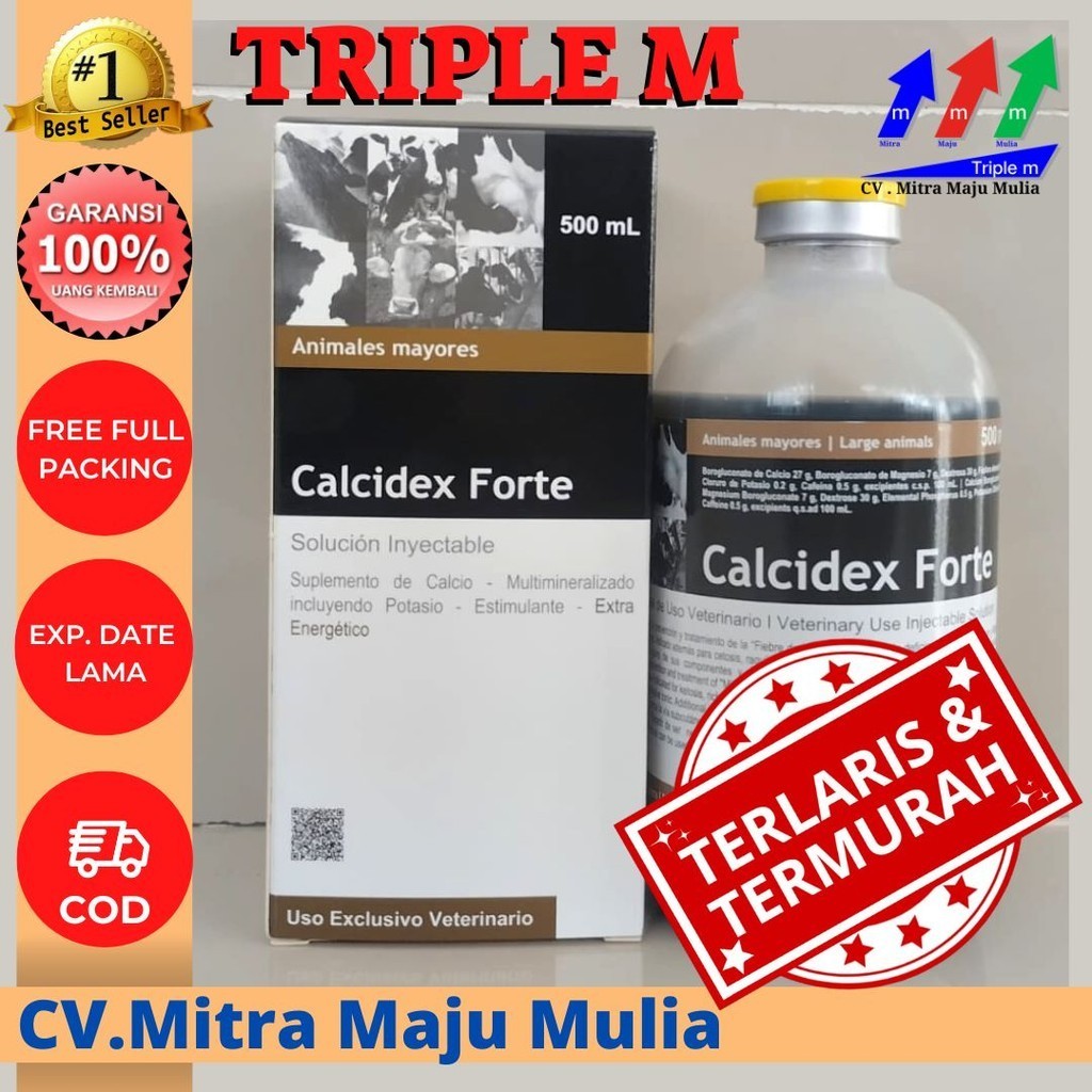Jual CALCIDEX FORTE 500ML AGROVET | Shopee Indonesia