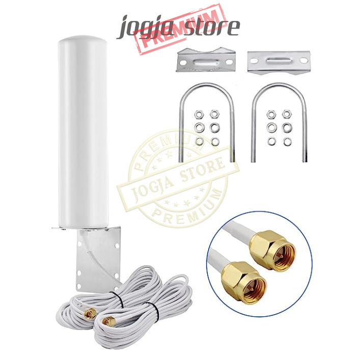 Jual Antena Eksternal Modem Router WiFi 3G 4G LTE High Gain 10-12dBi ...