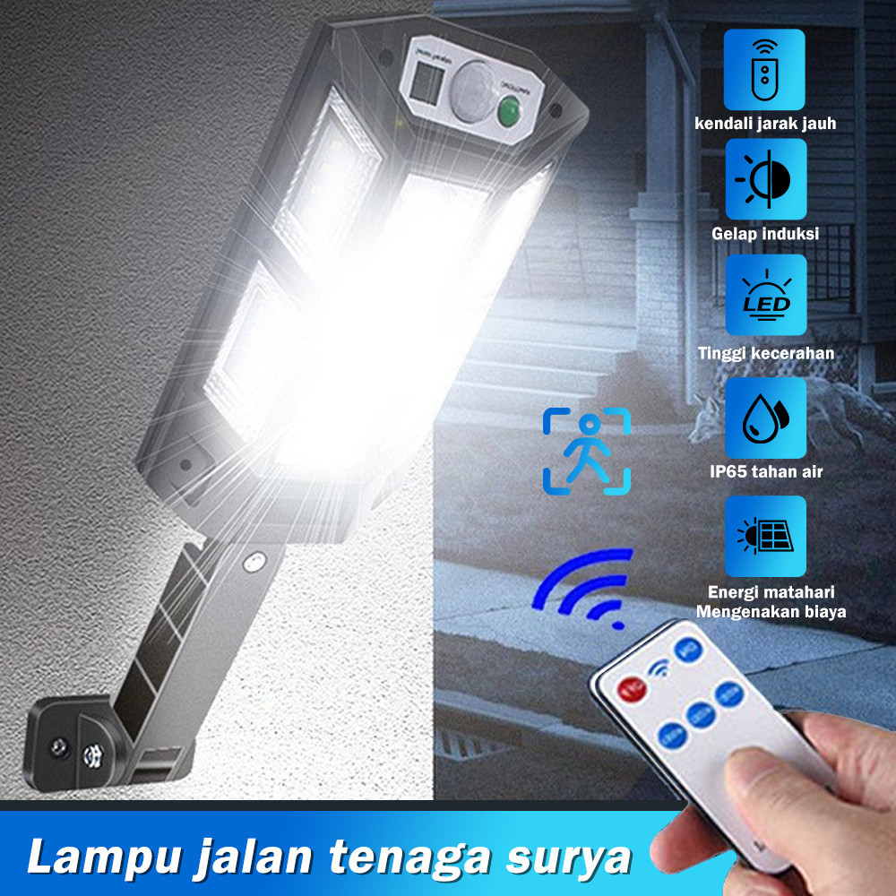 Jual Lampu Jalan 800W tenaga surya LED lampu 1000W Outdoor Sensor Gerak Waterproof IP65 lampu ...