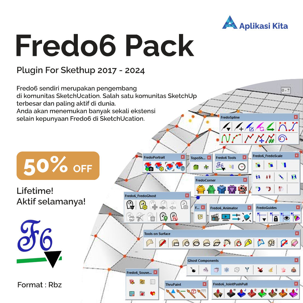 Jual Fredo6 Plug-in Pack for SketchUp - For Windows | Shopee Indonesia