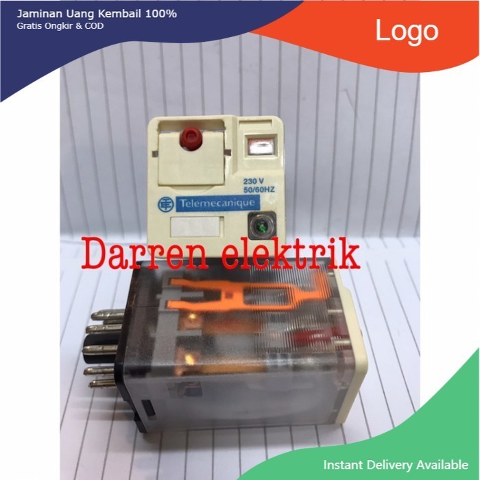Jual Relay telemekanic kaki 11 RUMC3AB2P7,230vac | Shopee Indonesia