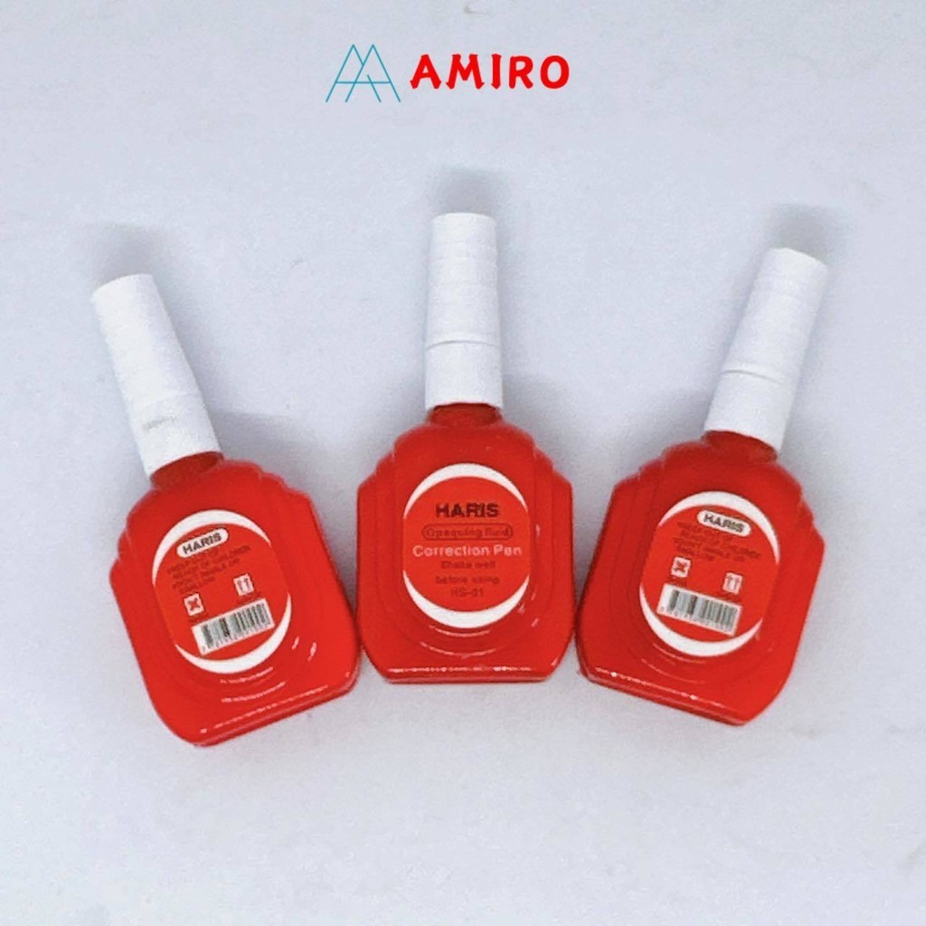 Jual (12pcs) Tipex Merah Correction Pen Fluid Cairan Tipex Murah Tip-ex ...