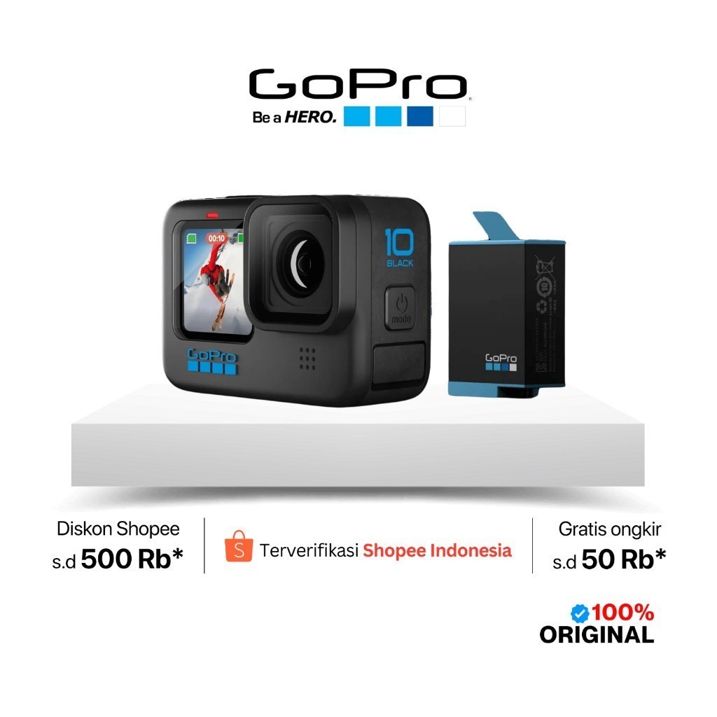 Jual GoPro Hero 10 Black Original | Shopee Indonesia