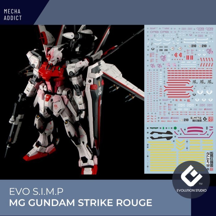 Jual Water Slide Decal MG Gundam Strike Rouge Ootori Ver RM by EVO SIMP ...