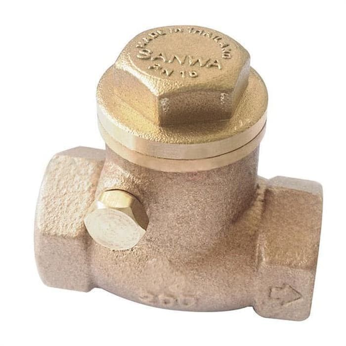 Jual Sanwa Swing Check Valve (Klep Cek), Model CV 15, Size 1/2 ...