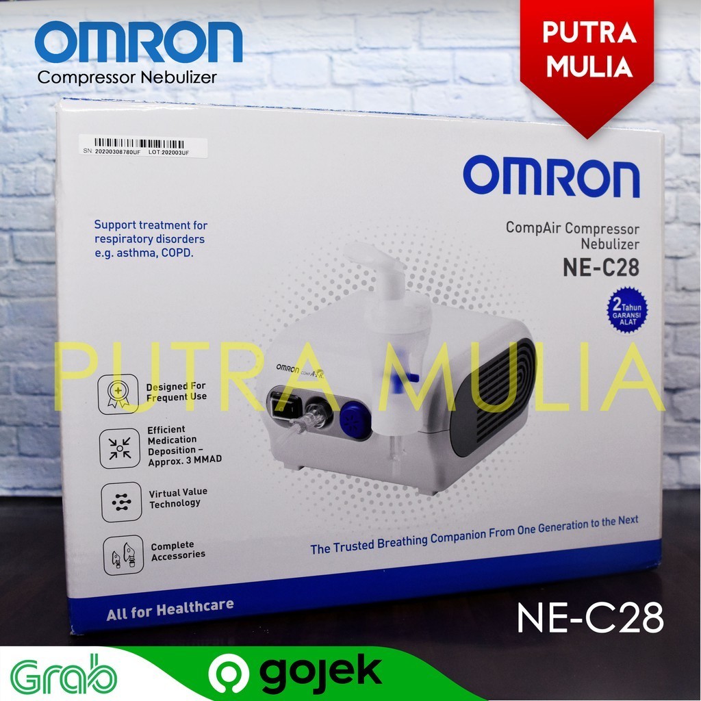 Jual Omron Compressor Nebulizer NE-C28 Alat Uap Asma NE C28 | Shopee Indonesia