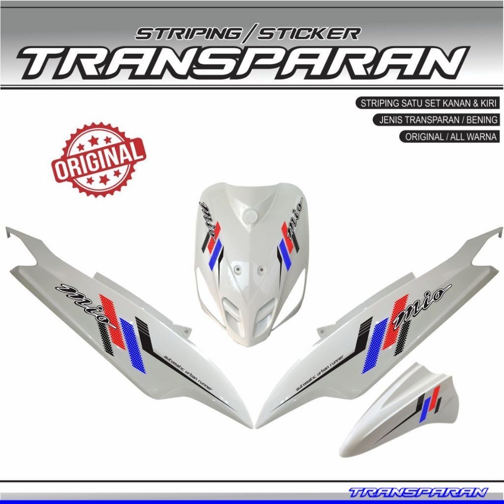 Jual STIKER MIO OLD STRIPING TRANSFARAN MOTOR MIO LAMA 110i / MIO OLD ...