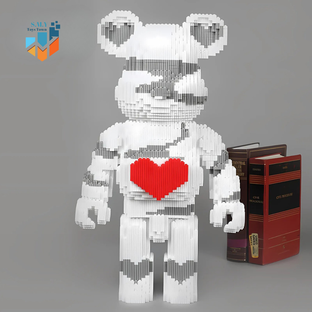 Jual SMY Toystown Nano Blocks Violent Bear White Grey Big Mainan ...