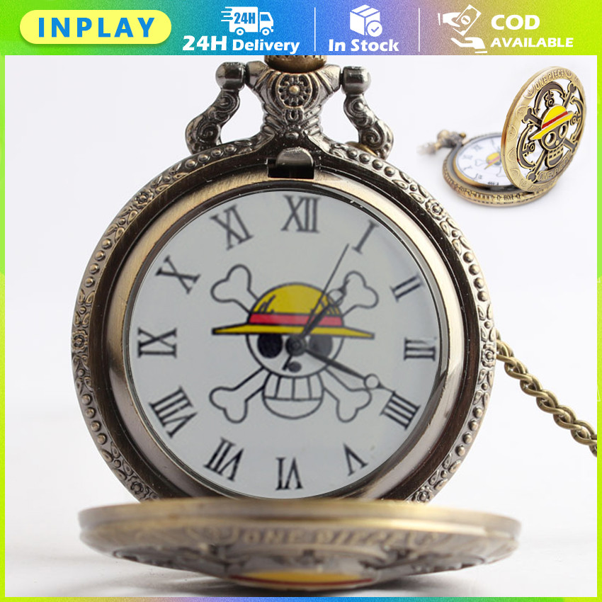Jual Classic Pocket Watch Luffy One Piece / Jam Saku Antik Vintage ...