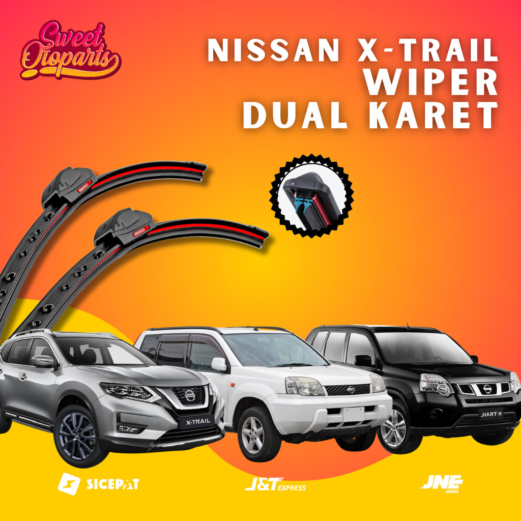 Jual 2 PCS Wiper Dual Blade - Nissan X-Trail Xtrail T30 / T31 / T32 ...