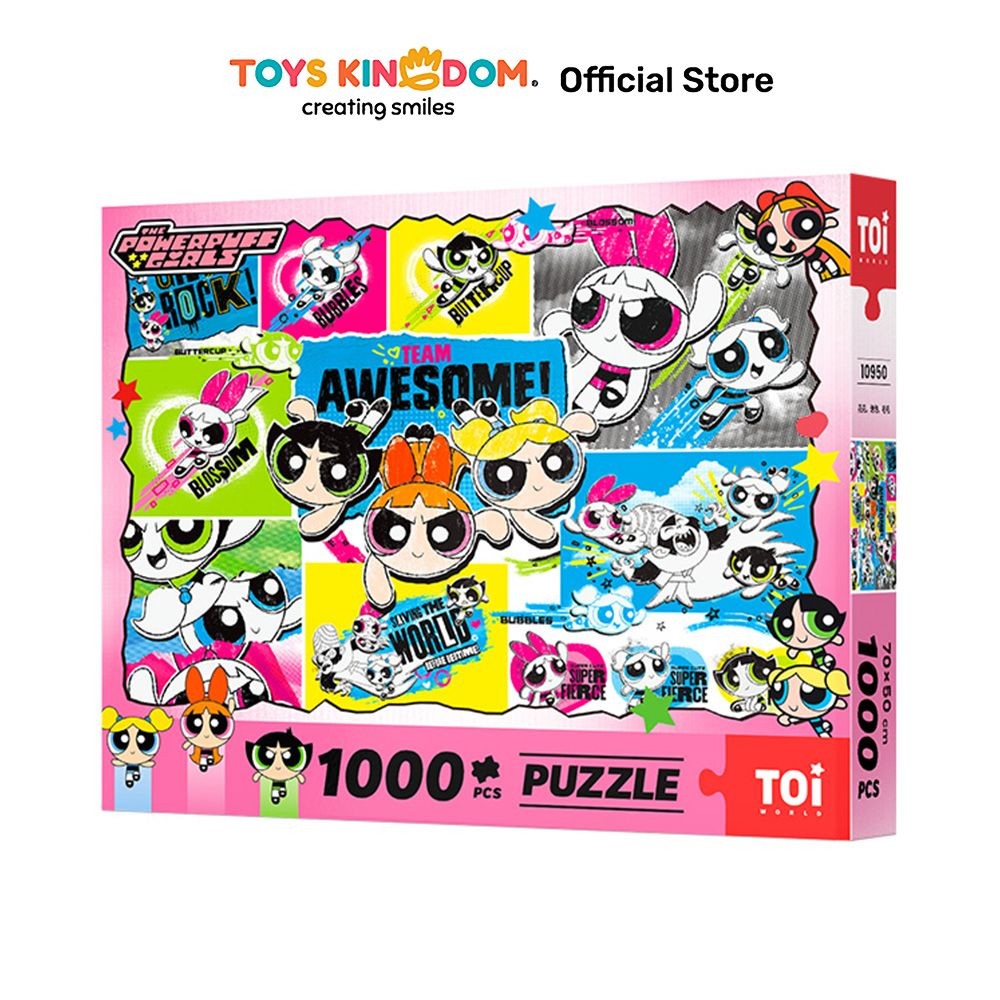 Jual Toys Kingdom Toi The Powerpuff Girls Puzzle Bubbles Blossom ...